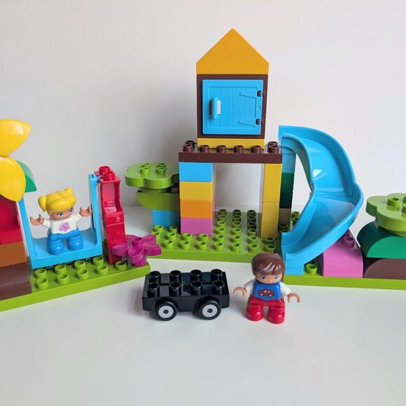 Lego | Toys | Lego Duplo Playground Block Building Set 864 Slide Swing ...